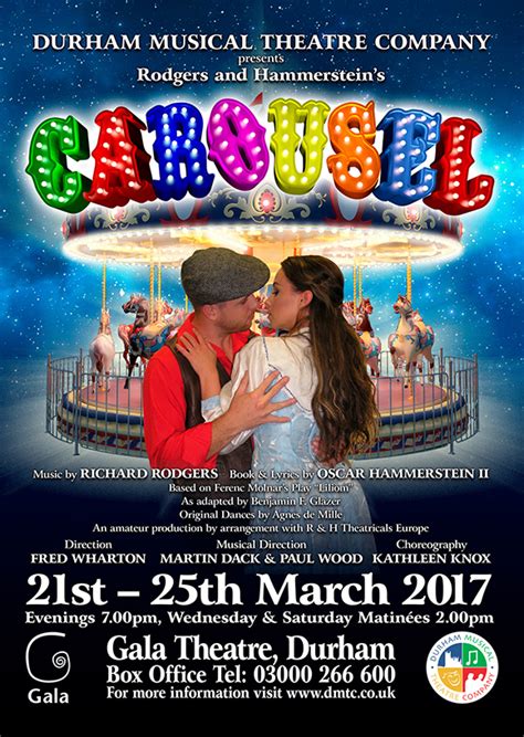 Carousel Poster – Durham Musical Theatre Company