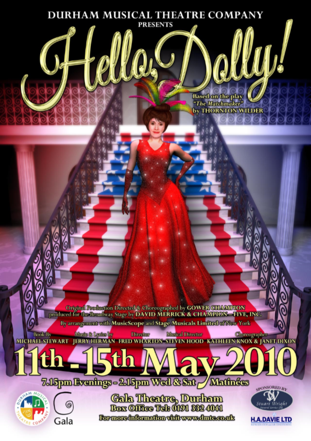 Hello, Dolly! (2010) Poster – Durham Musical Theatre Company